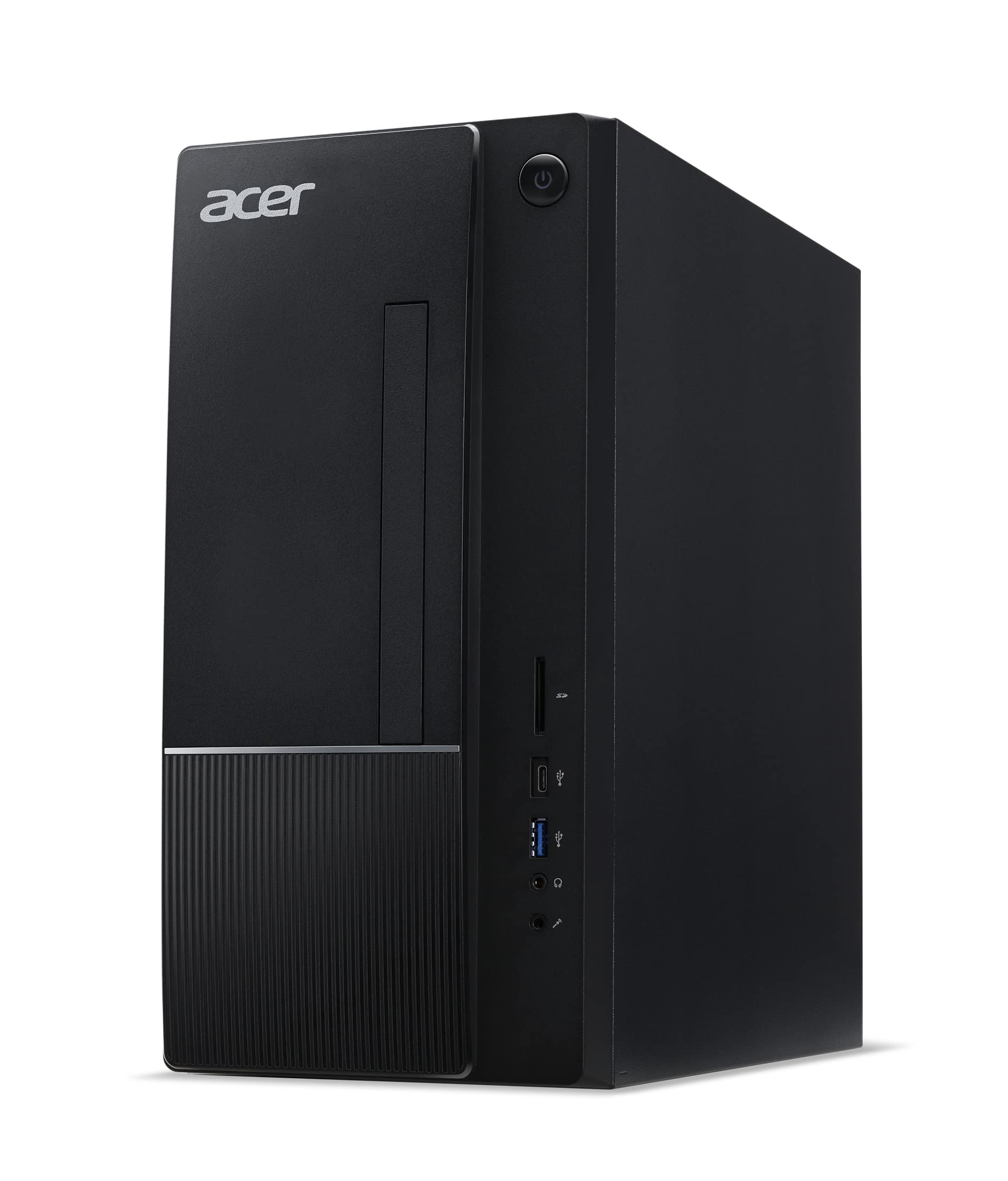 Acer Aspire TC-1770-UR11 Desktop | 13th Gen Intel Core i5-13400 10-Core Processor | 8GB 3200MHz DDR4 | 512GB M.2 2280 PCIe Gen 4 SSD | SD Card Reader | Intel Wi-Fi 6E AX211 | Windows 11 Home,Black