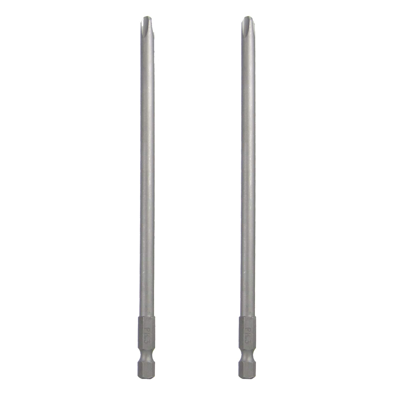 Make it Snappy Tools #3 x 6 Inch Phillips Driver Bits (2 Pcs.) #66330
