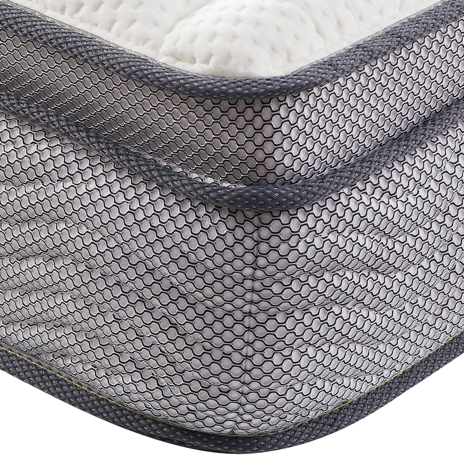 restologie Wave 12 inch Hybrid Mattress/Pocket Coils & Memory Foam for Cooling, Comfort, and Support/Reinforced Edge Support/Mattress in a Box/Medium Euro Top (King (U.S. Standard))