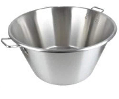 Cazo Grande Para Carnitas Extra Large 24" inch Stainless Steel Heavy Duty Acero Inoxidable Wok comal Fry