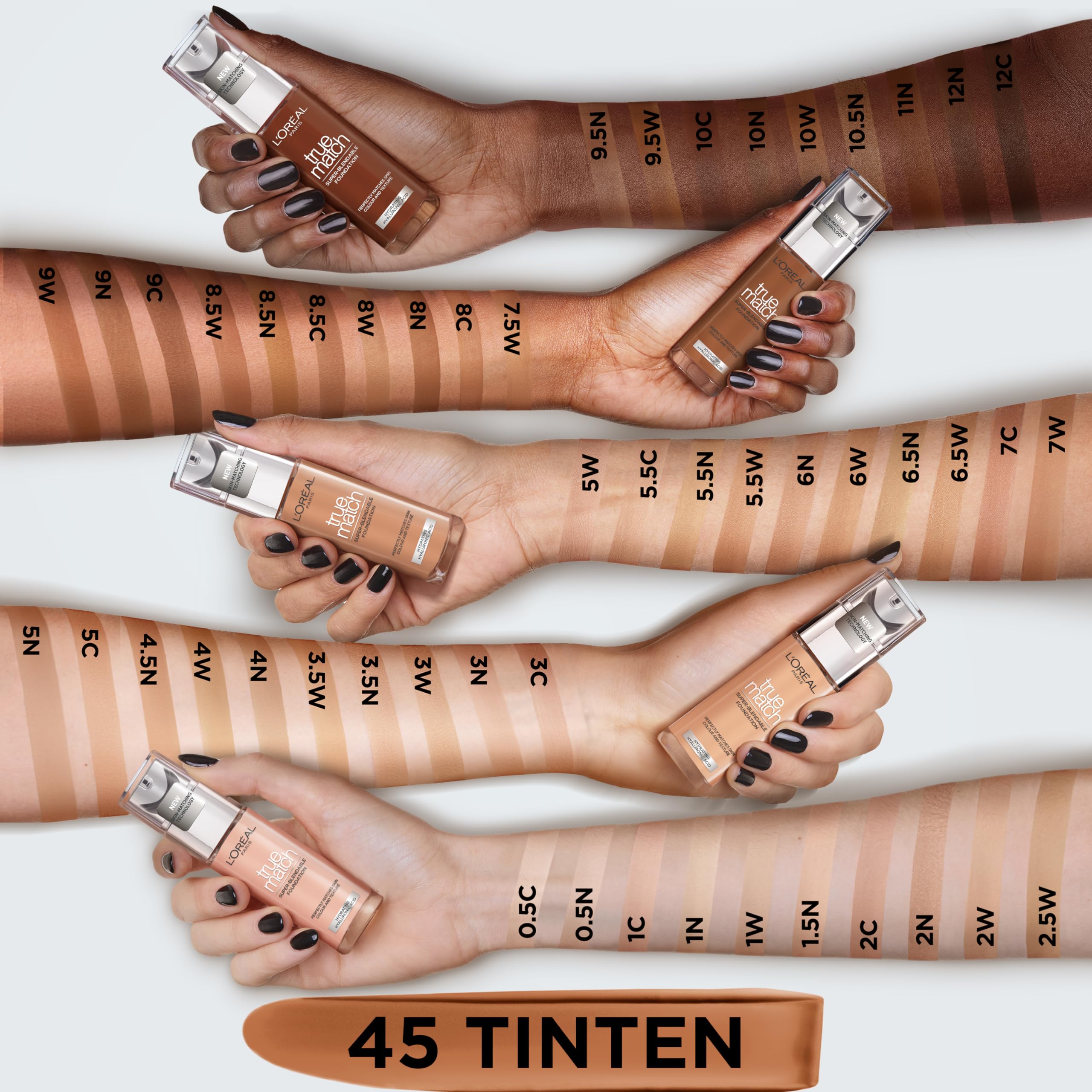 L'Oreal New True Match Super Blendable Foundation 1.D / 1.W Golden Ivory 30ml