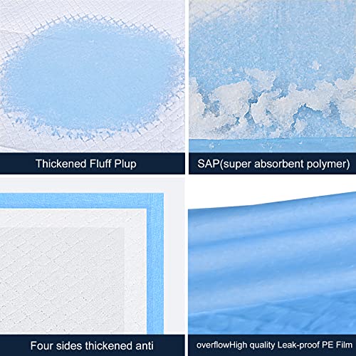 Boscute XXL Thicken 6 Layers Heavy Absorbent 30"x36" Pet Training Dog Pee Pads, Extra Large Polymer Leak-Proof Quick Dry Puppy Pee Pads, Disposable Pee Pads for Dogs Cats Rabbit