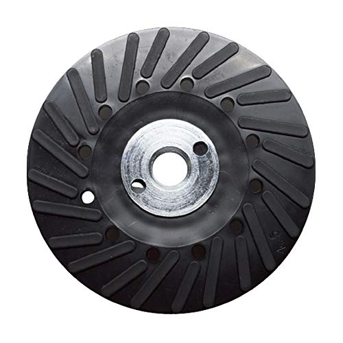 Benchmark Abrasives 4.5" Air-Cooled Poly Pad Resin Fiber Disc Backing Pad for Grinding Cutting Polishing Sanding Woodworking Carving Shaping