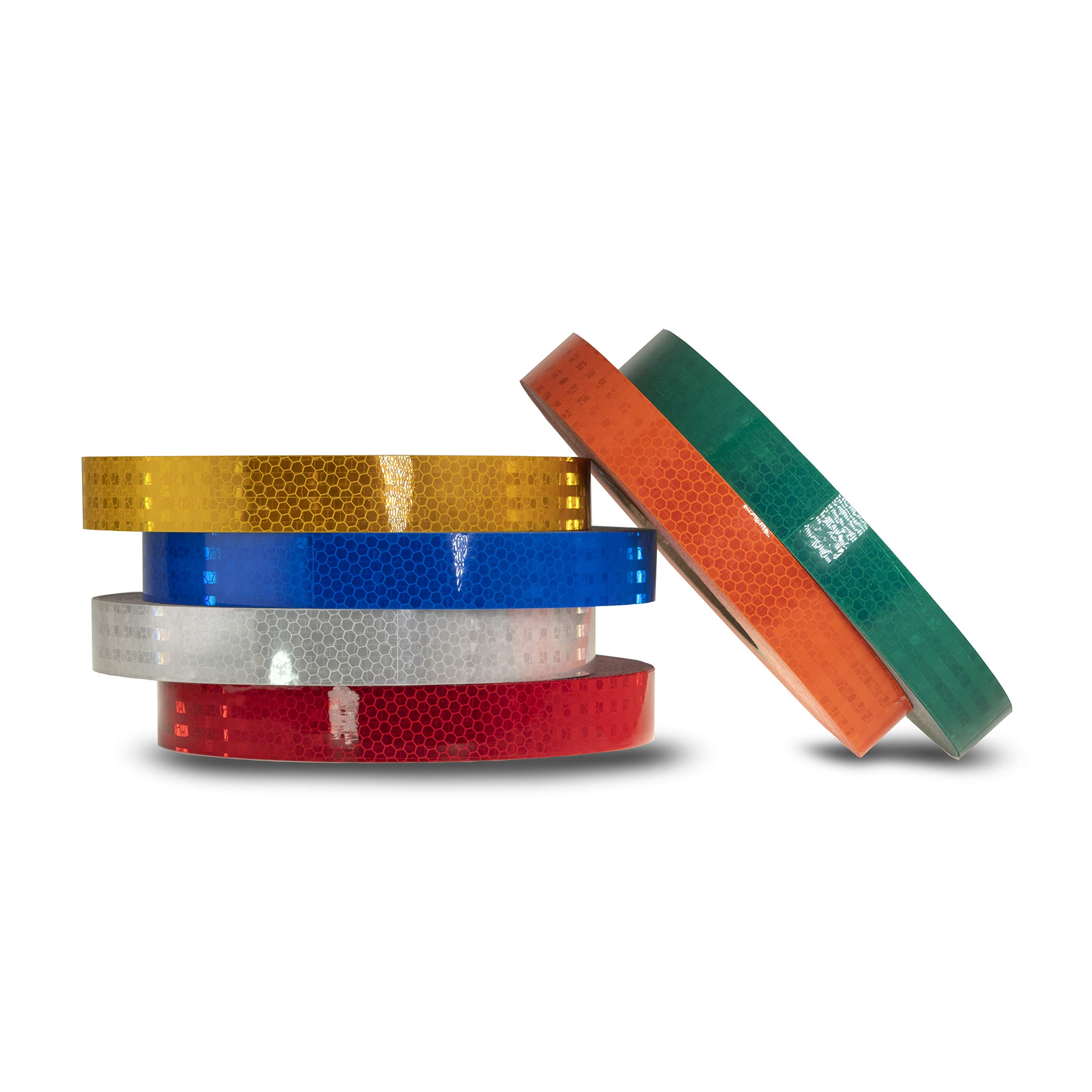 High Intensity Retro Reflective Tape (HXREF) [1 Roll] 1" (25mm) x 10 yds Blue