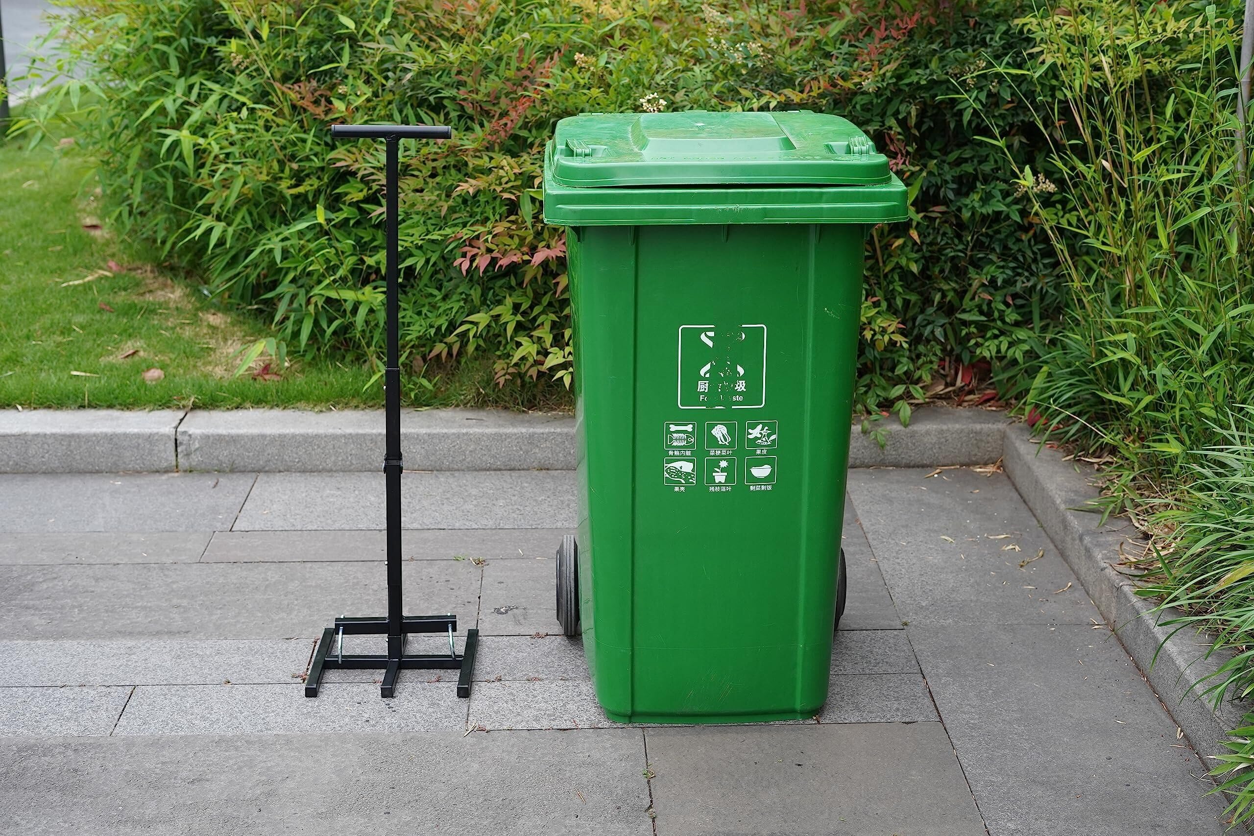 CharaVector Touchless Manual Trash Compactor, Compacting Trash Can, Trash Bin Compactor, Crushing Recycling Tool