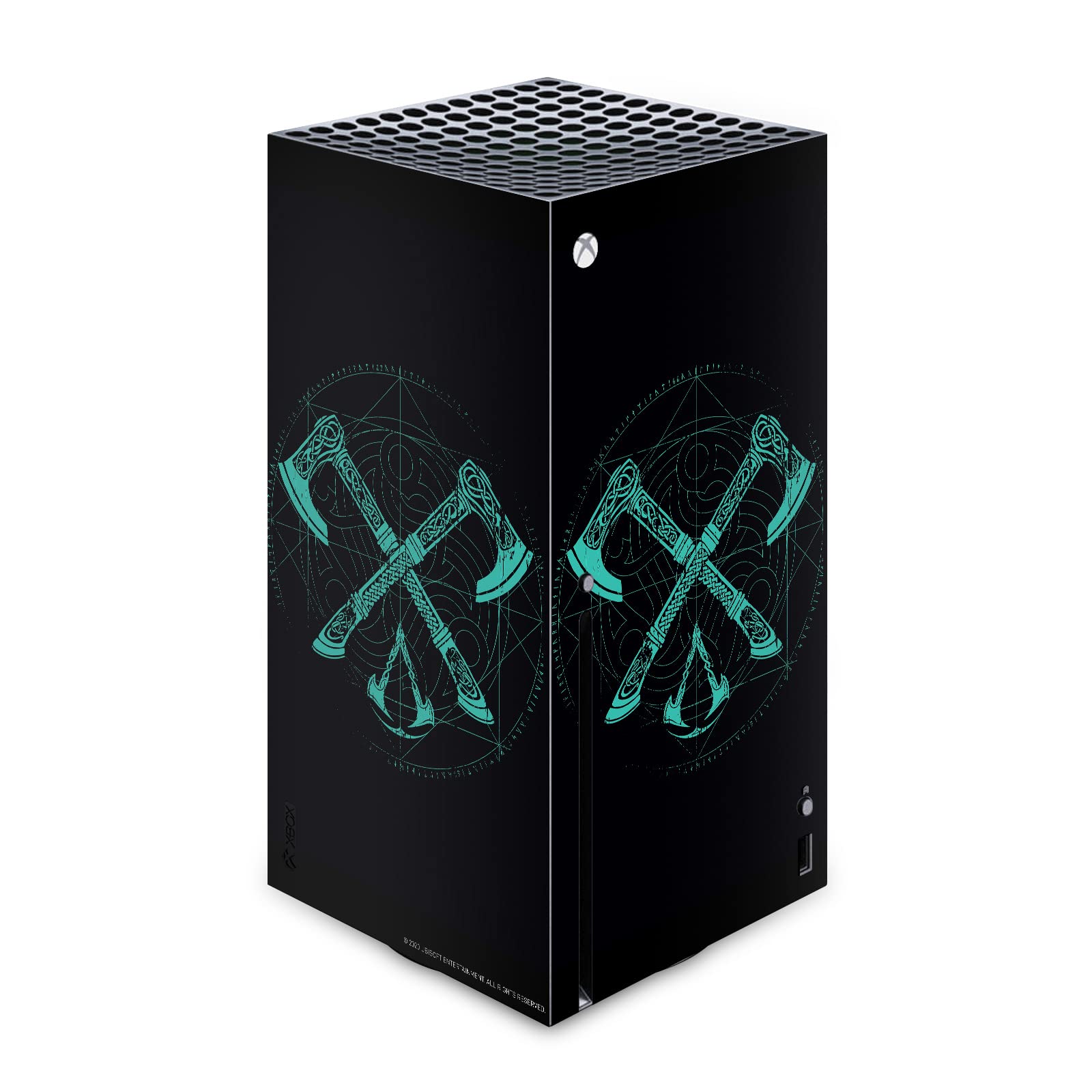 Head Case Designs Officially Licensed Assassin's Creed Dual Axes Valhalla Key Art Matte Vinyl Sticker Gaming Skin Decal Cover Compatible With Xbox Series X Console