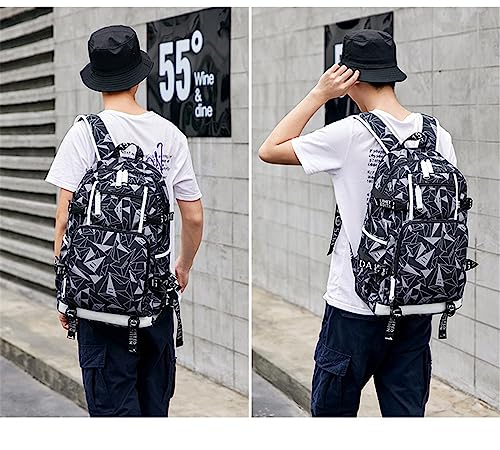 BUGUTKONG Basketball Player Multifunction Backpack Travel Fans Bag Daypack Bookbag School Bag Laptop Bag Batele-a12