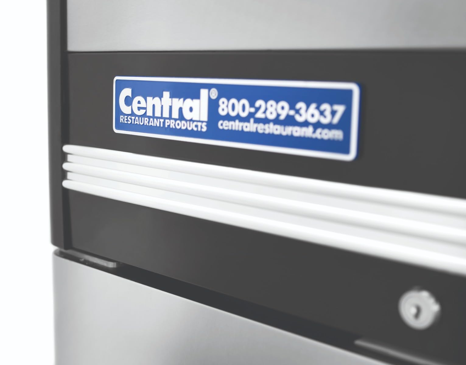 Central Exclusive Commercial Refrigerator, 2 Door Stainless Steel Reach In, Solid doors - 54" W 49 Cu Ft. (69K-032)