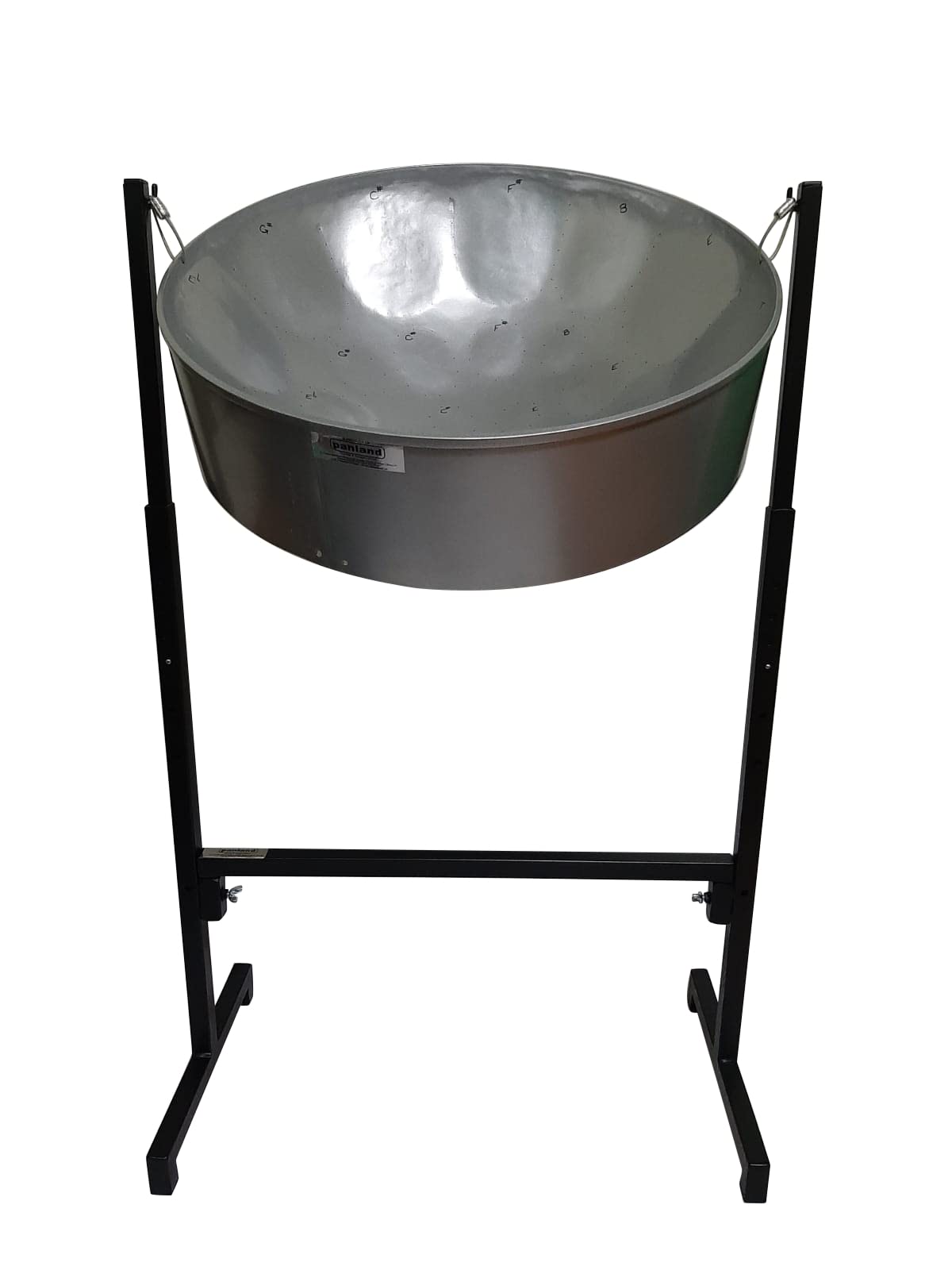 LOW TENOR (SOPRANO, LEAD) STEELPAN (STEEL DRUM) WITH PROTECTIVE CARRYING CASE