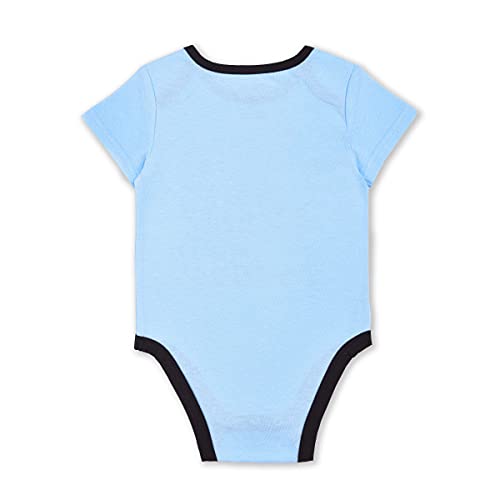 Warner Bros. Scooby-Doo Boys’ 4 Pack Bodysuit for Newborn and Infant – Blue/Grey