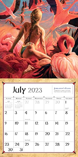 Boris Vallejo & Julie Bell's Fantasy Wall Calendar 2023: Escape to a World Swirling with Mystery and Magic