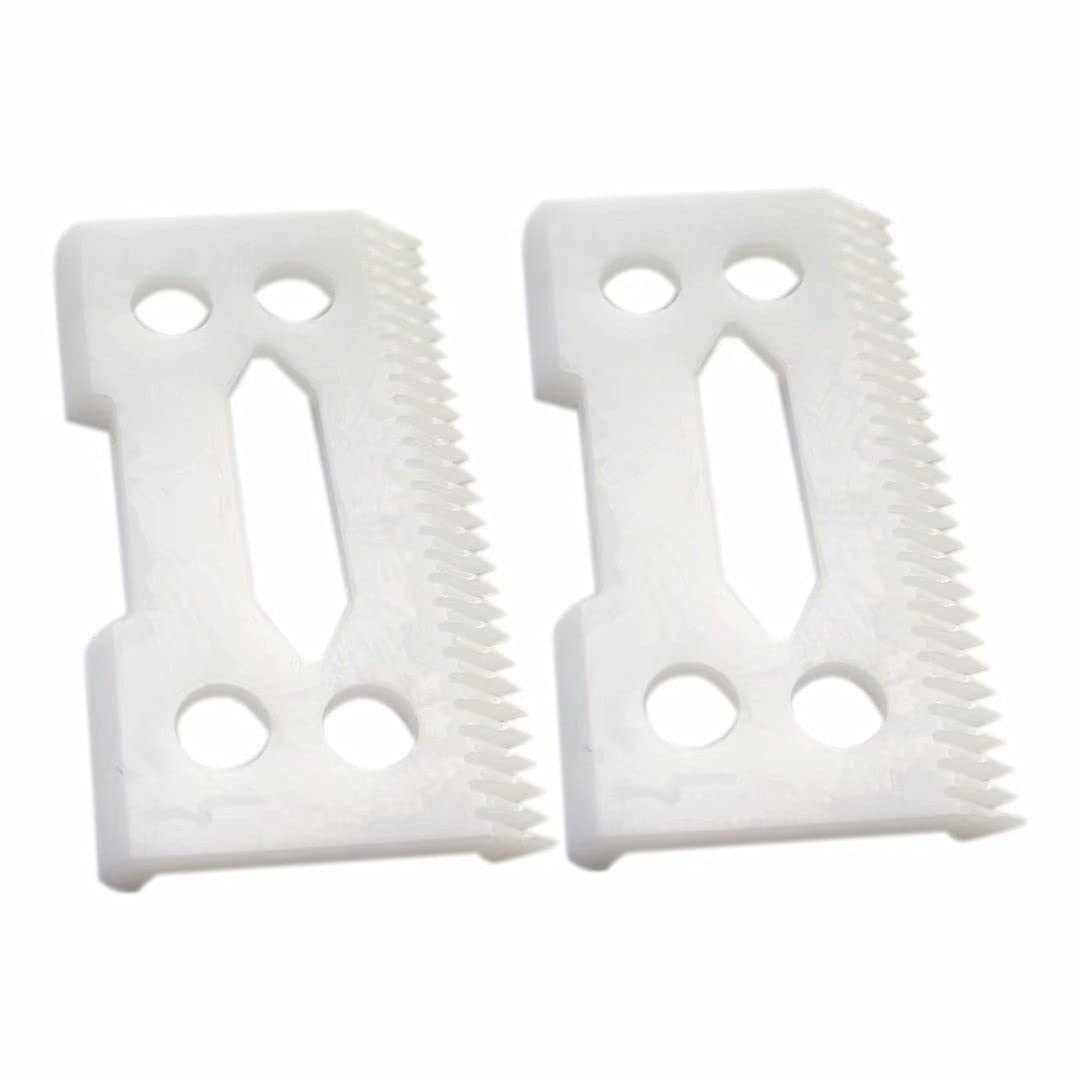 Ceramic clipper blades 2 hole2-Hole Clipper ceramic Blade cutter,ceramic clipper replacement blades for WAHL Professional: Super Taper, Super Taper II. Icon, Pro Basic, and Taper 2000
