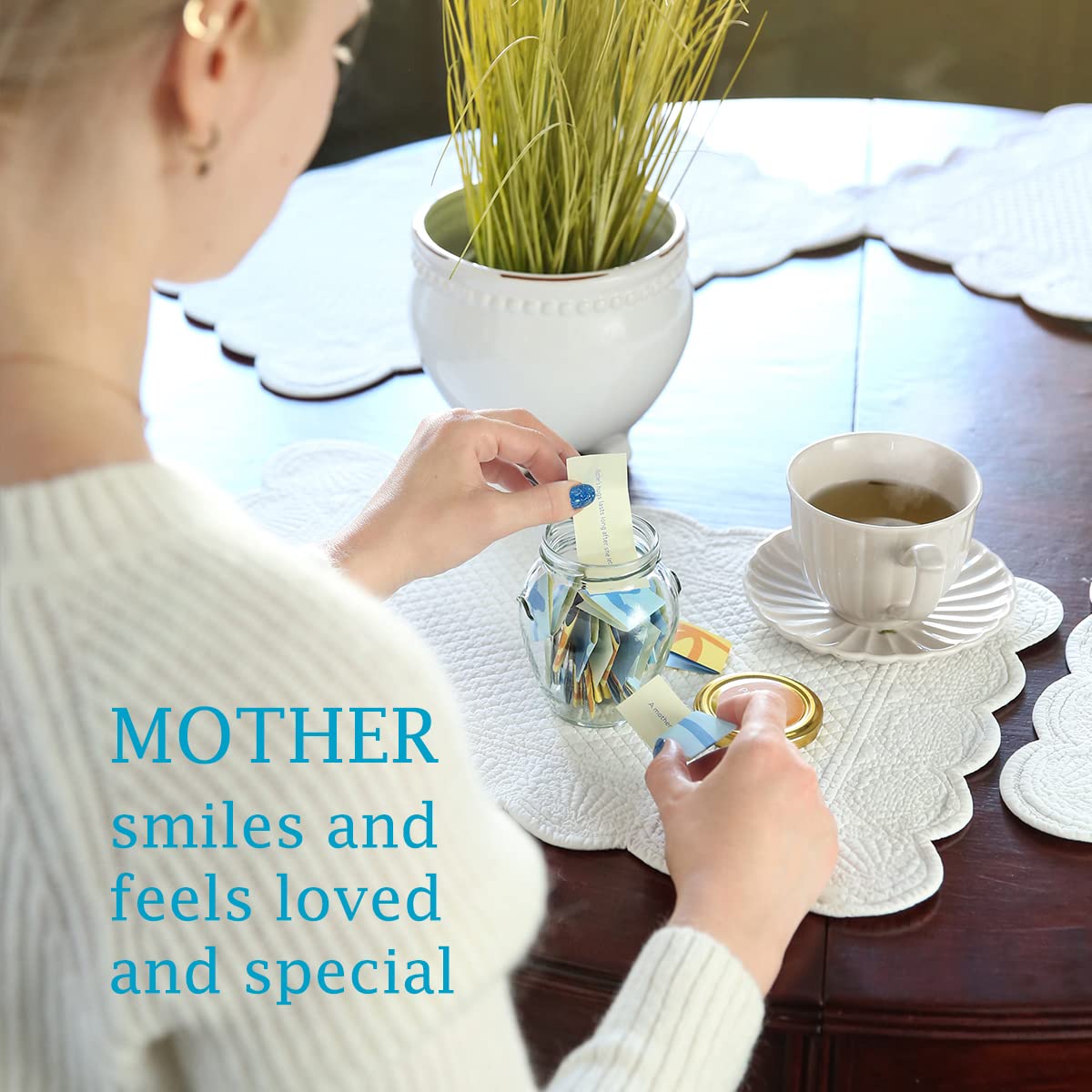 With Love to my Mother Jar for mother day birthday Christmas 31 quotes to express your feelings