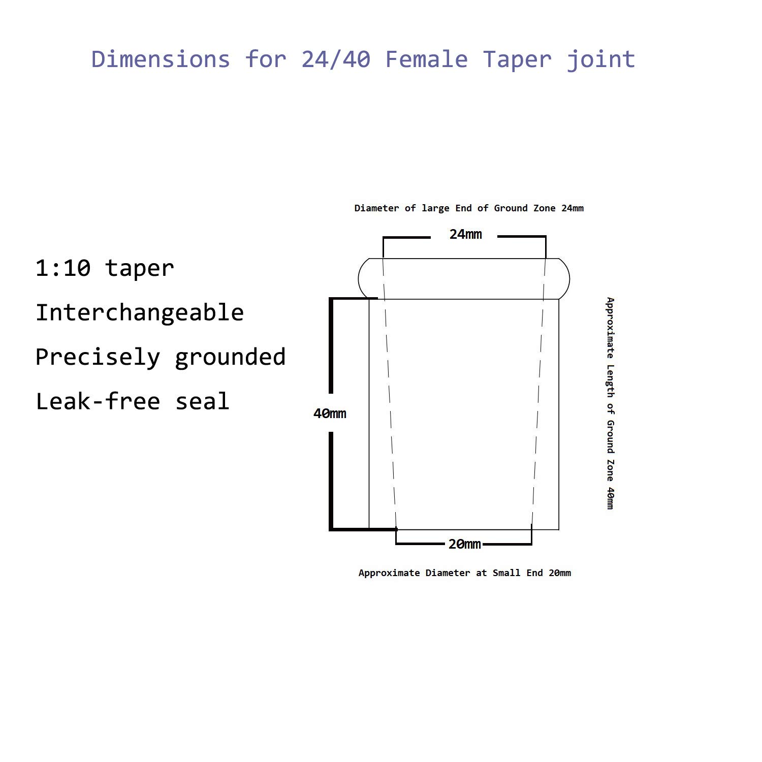 Laboy Glass 2000mL 3 Neck Round Bottom Boiling Flask with 24/40 Center & Side Joints Angled Receiving Reflux Flask Multi Neck Apparatus Organic Chemistry Lab Glassware