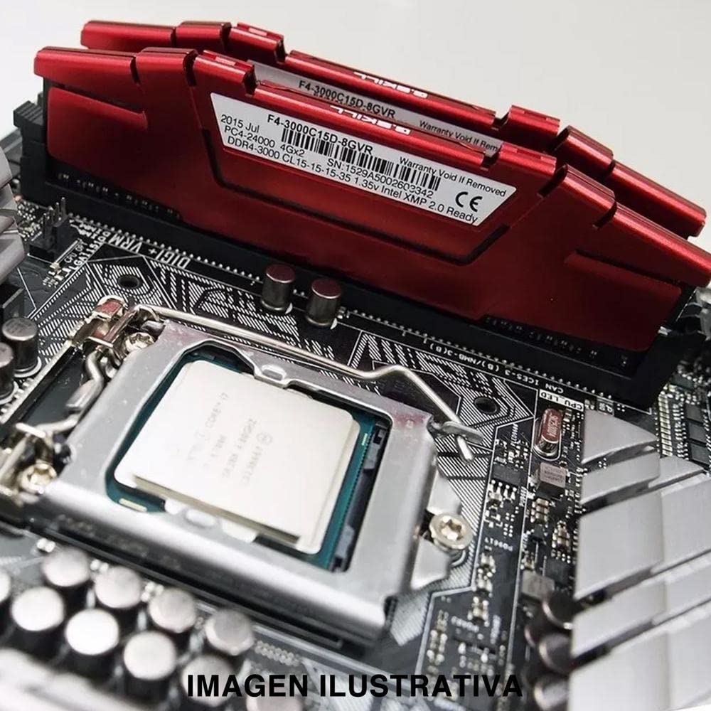 G.SKILL 16GB (2 x 8GB) Ripjaws V Series PC4-21300 2666MHz 288-Pin Desktop Memory Model F4-2666C19D-16GVR