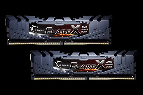 G.Skill Flare X Series 16GB (2 x 8GB) 288-Pin DDR4 2400 (PC4 19200) for AMD Ryzen Desktop Memory Model F4-2400C15D-16GFX