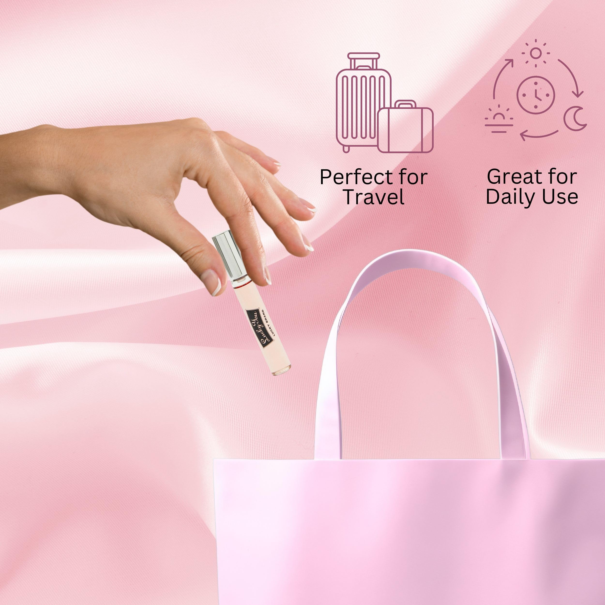 Lucky You Perfume for Women Mini EDT Rollerball Roll-On 0.33 Ounce