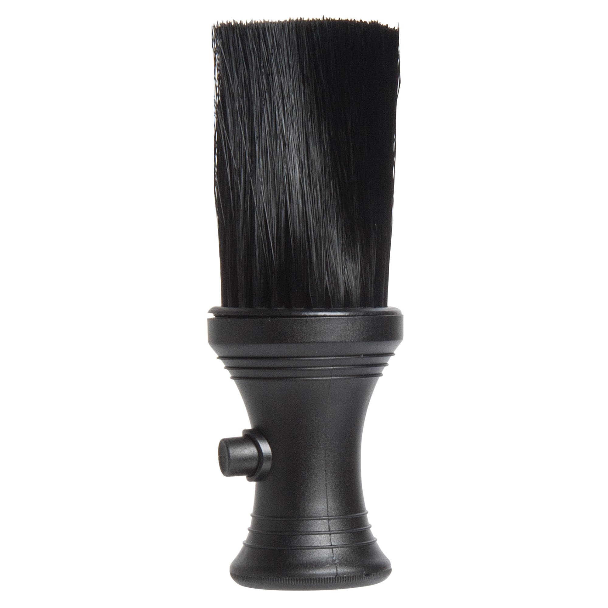 Diane Neck Duster with Powder Dispenser Barber and Salon Brush to Remove Loose Hair from Neckline and Ears, Soft Nylon Bristles, Stand Up Base, 6.25”, Medium