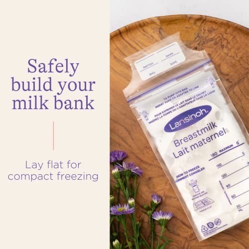 Lansinoh Breastmilk Storage Bags, 100 Count, BPA Free and BPS Free