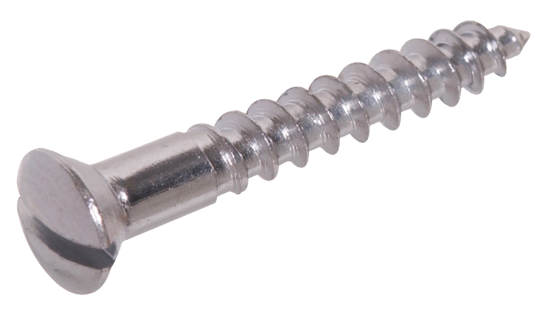 Hillman 6135 Oval Slotted Wood Screw (#10 X 1")