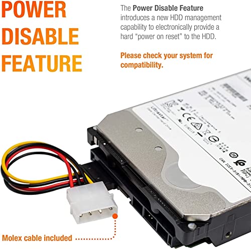 HGST Ultrastar He10 | HUH721010ALE600 | 0F27604 | 10TB SATA 6-Gbps 7.2K RPM 256MB 3.5in 512E ISE Hard Drive (Renewed)
