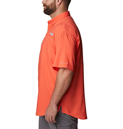 Columbia Men's Standard Tamiami II Short Sleeve Shirt, Corange, Medium