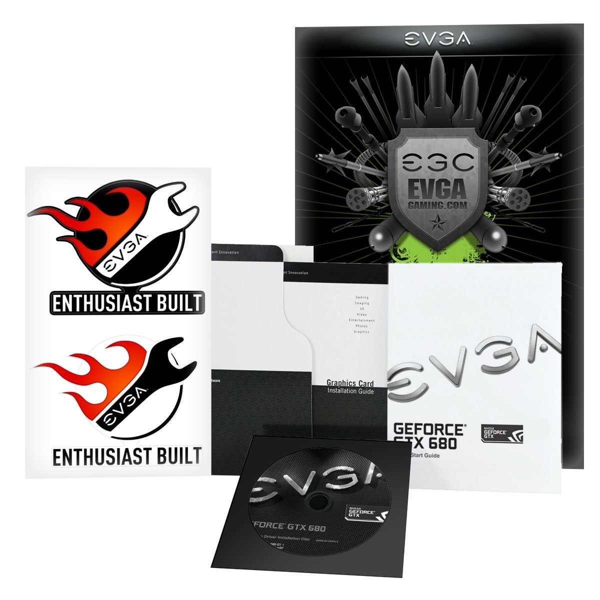 EVGA GeForce GTX 680 2048MB GDDR5, DVI, DVI-D, HDMI, DisplayPort, 4-way SLI Ready Graphics Card Graphics Cards 02G-P4-2680-KR