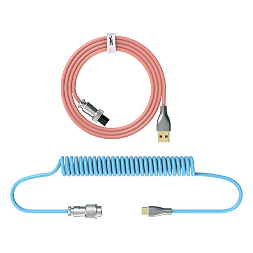 BGNTBUK Type C Power Cord for Phone Type C Detachable Mechanical Keyboard Cable Aerial Plug in Cable Adjustable Extension Metal Interface Plug Cable Lighted Telephone Sign
