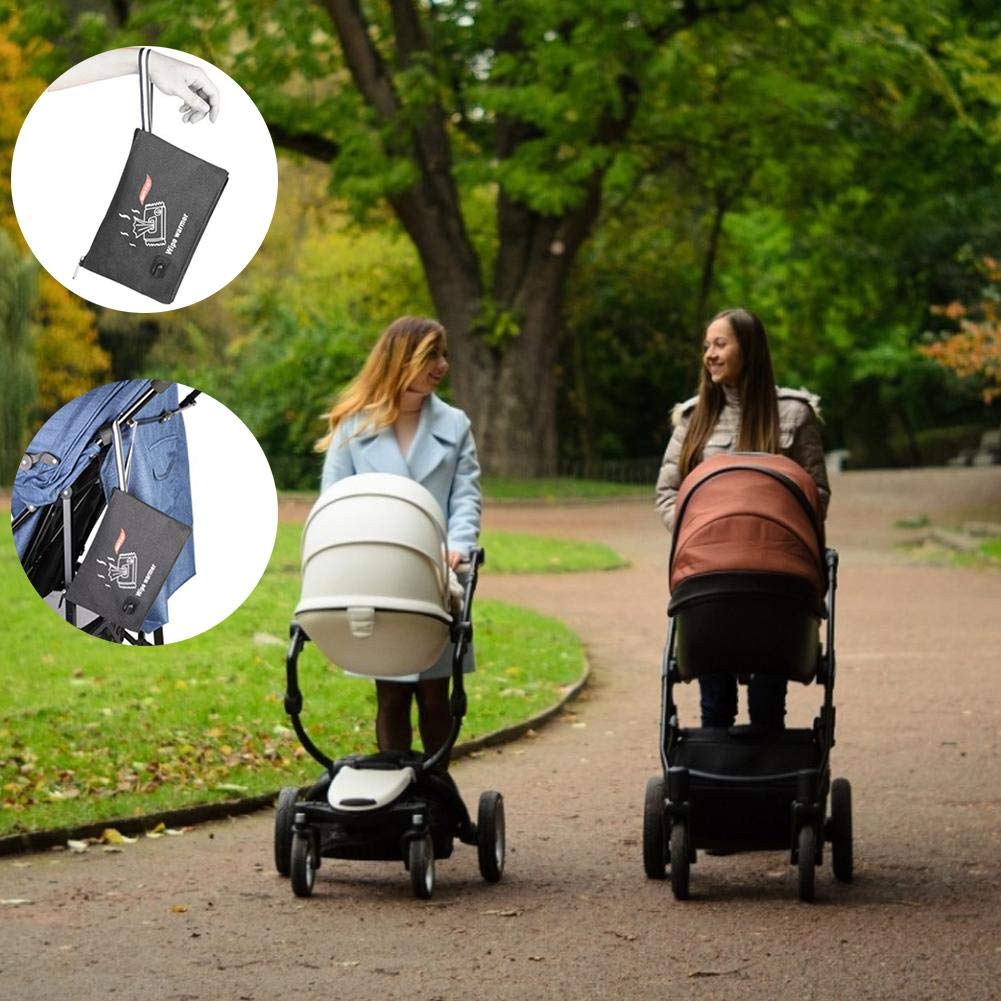 SmarTopus Portable Car Wipes Heater Warmer Baby Wipes Thermostat Heating Bag