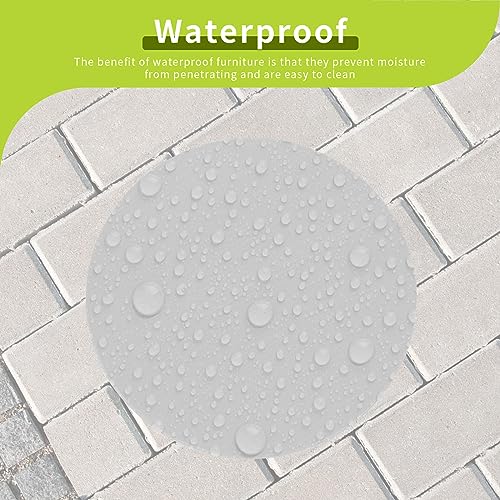 BIVODA Outdoor Adirondack Side Table, HDPE Small Round End Table,Weather Resistant End Table for Patio, Backyard, Pool, Indoor Companion, Beach, Easy Maintenance