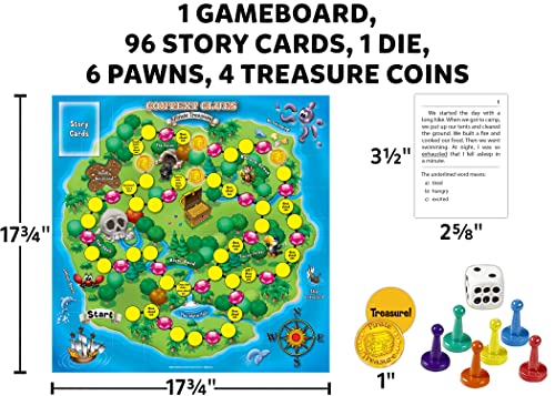 Edupress Learning Well Games Context Clues Game Blue Level—Pirate Treasure Game,LRN301