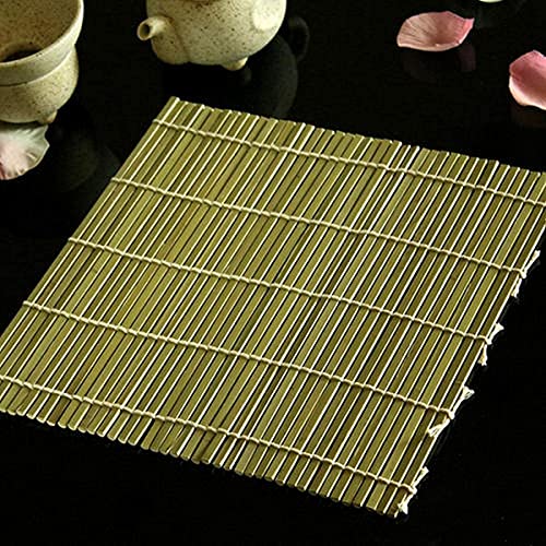 JapanBargain 3664, Sushi Making Kit Bamboo Roller Rolling Mat and Rice Paddle Scoop Set