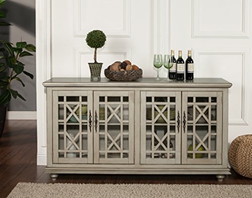 Martin Svensson Home Marche 63" TV Stand, Antique Silver