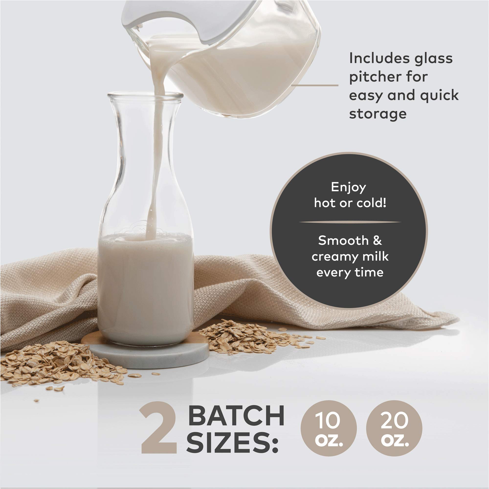 ChefWave Milkmade Non-Dairy Milk Maker with Kava Espresso Machine (Black)