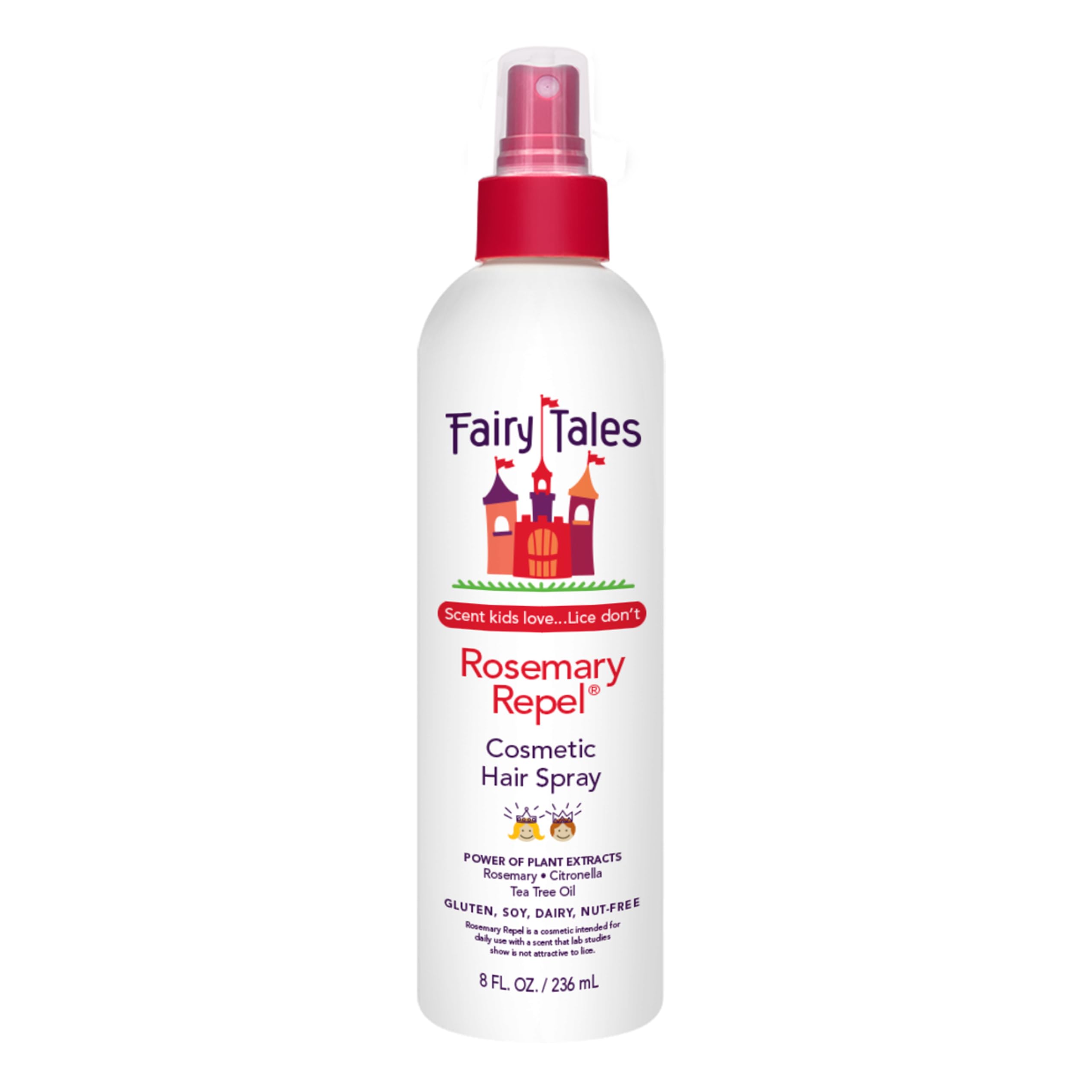 Fairy Tales Rosemary Repel Daily Kids Hair Spray – Kids Like the Smell, Lice Do Not, 8 fl oz. (Pack of 1)