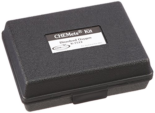 CHEMetrics K-7512 Dissolved Oxygen Kit, 1-12 ppm Range, 1 ppm MDL