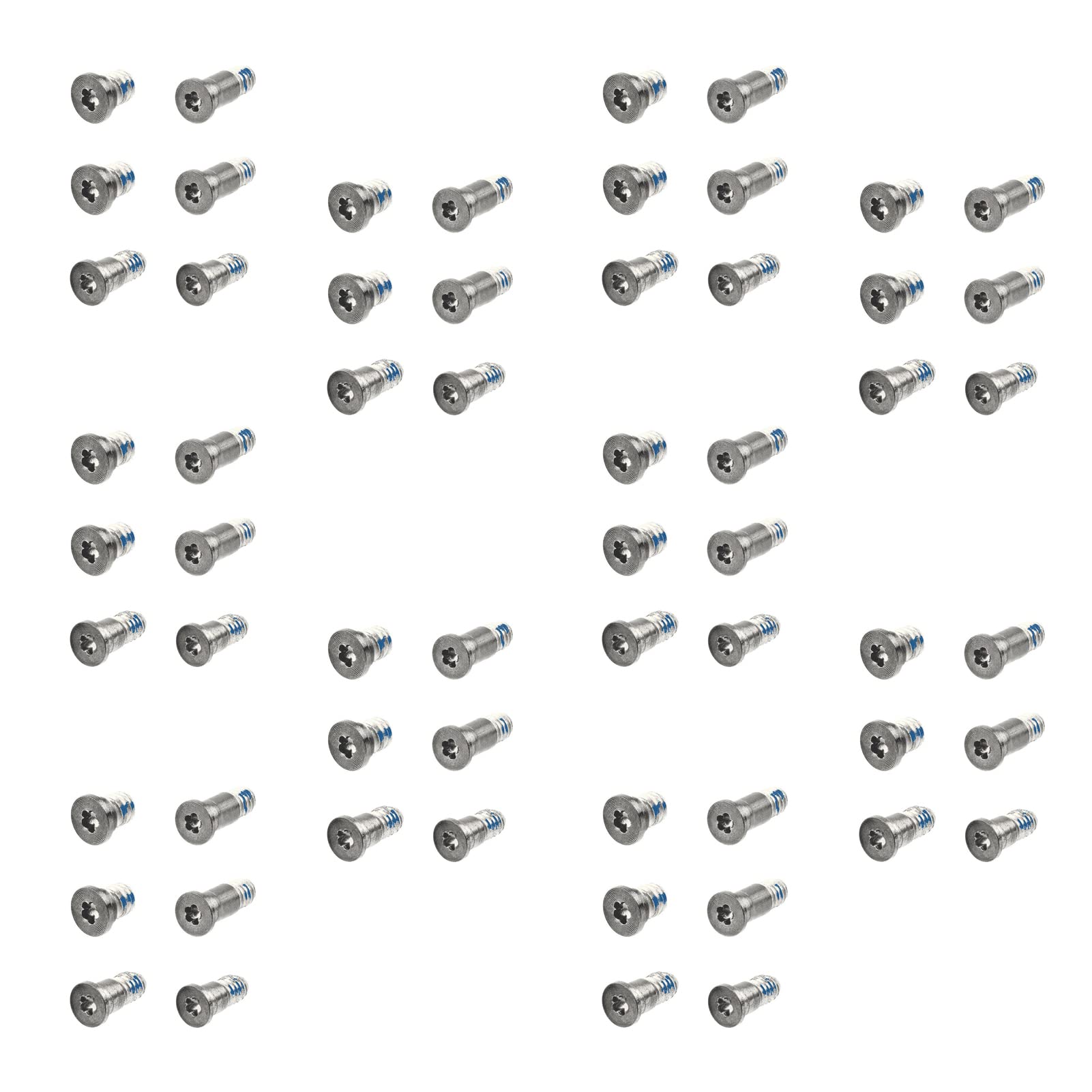 ChenGong - Silver Screws 60-Piece 10 Sets Bottom Case Screws Pentalobe P5 923-01099 Replacement Compatible with 13" A1708 2016 2017 A2159 2019, A2289 M1 A2338 2020 (Silver)