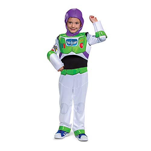 Buzz Lightyear Adaptive Costume for Kids, Official Adaptive Pixar Toy Story Costume with Accessibility Features, Classic Size Small (4-6) Multicolored