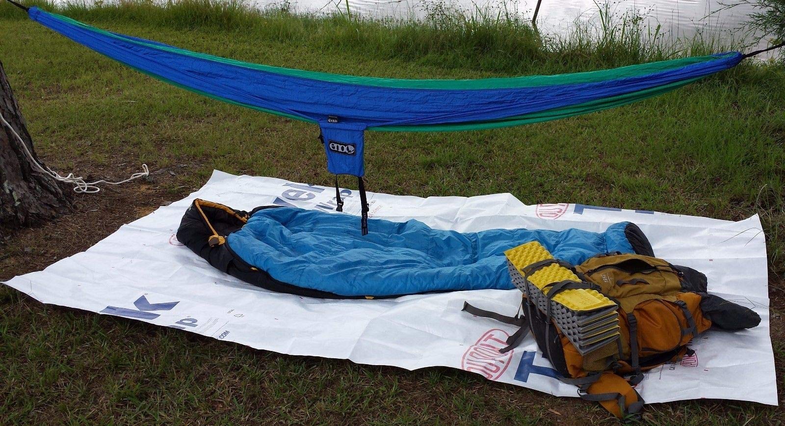 Anchor Tab Products 10 X 5 ft. Tyvek House Wrap Ground Sheet - Tent Footprint w/ 4 Grommet Tabs