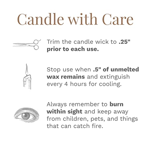 Candle-lite Scented Candles, Evening Fireside Glow Fragrance, 18 oz.2-Pack, Single-Wick Candle with 110 Hours of Burn Time, Off-White Color