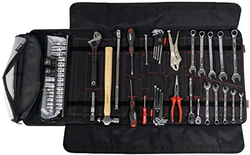 BOXO USA UTV Tool Roll - Heavy Duty Universal Tool Bag Organizer for Side by Side, RZR, CanAm, UTV, Truck (Tool Roll + Dry Bag)