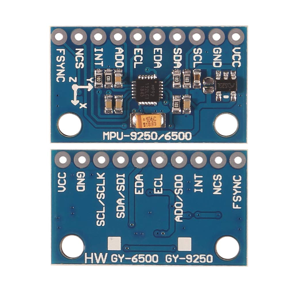 ACEIRMC MPU9250 299DOF 9-Axis 9 DOF 16 Bit Gyroscope Acceleration Magnetic Sensor 9-Axis Attitude +Gyro+Accelerator+Compass Magnetic Field Sensor Module IIC/SPI for Arduino GY-9250