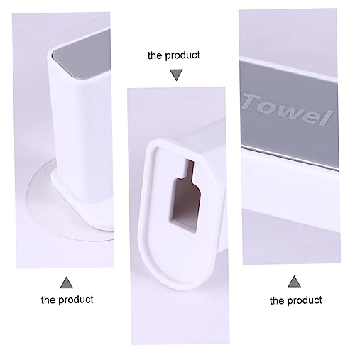 Cabilock No Punch Towel Rack Wall Mount Towel Holder Stainless Steel Towel Suction Cup Towel Holder 2pcs Kitchen Towel Bar Wall Mounted Towel Rack Shower Towel Rod Traceless Towel Rack Pp