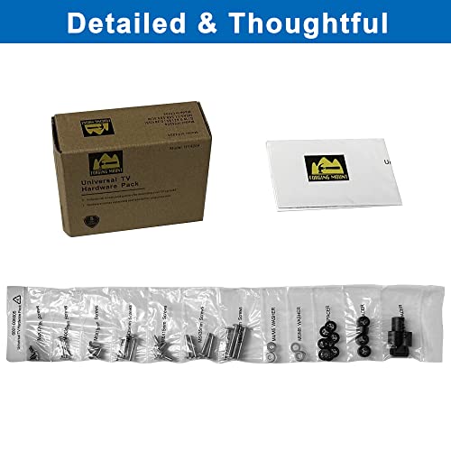 FORGING MOUNT Universal TV Mounting Hardware Pack 52pcs Fits All TVs up to 82 inches with M4, M5, M6, M8 TV Screws, Spacers and Washers