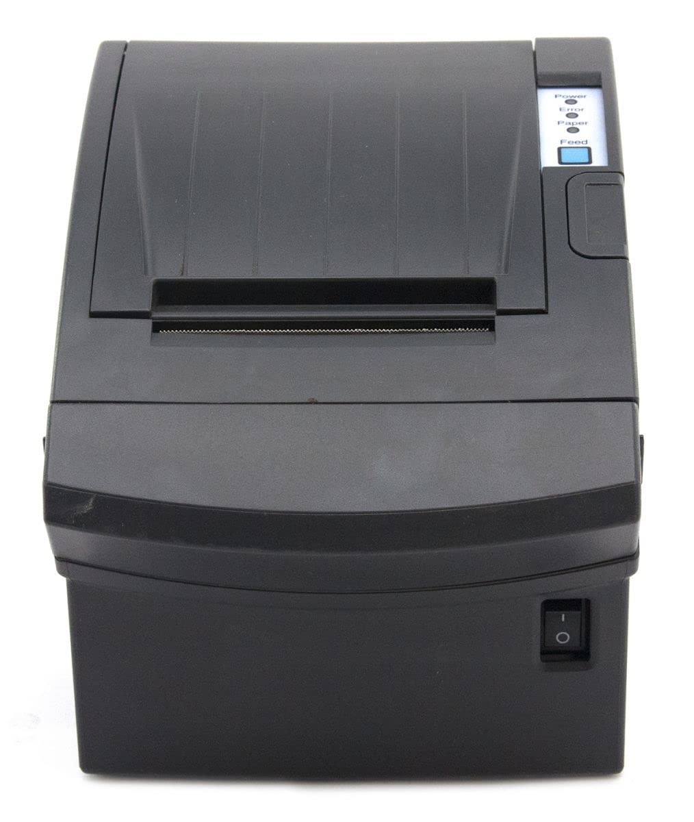 Bixolon SRP-350II Monochrome Desktop Direct Thermal Receipt Printer with USB interface, 7.87 in/s Print Speed, 180 dpi Print Resolution, 3" Print Width, 24 VDC, Black