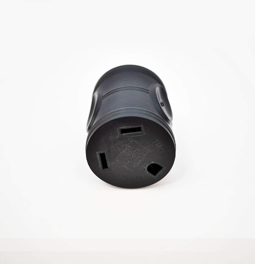 APEXSPORTS RV 30A Generator Adapter L5-30P Male to TT-30R Female Connector.