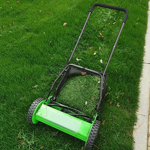 Coldwind 12 inch Lawn Mower for Home use, Small unpowered Hand Pushed Villas, Flowers, Gardening, Mowing, and Weeding,h Style