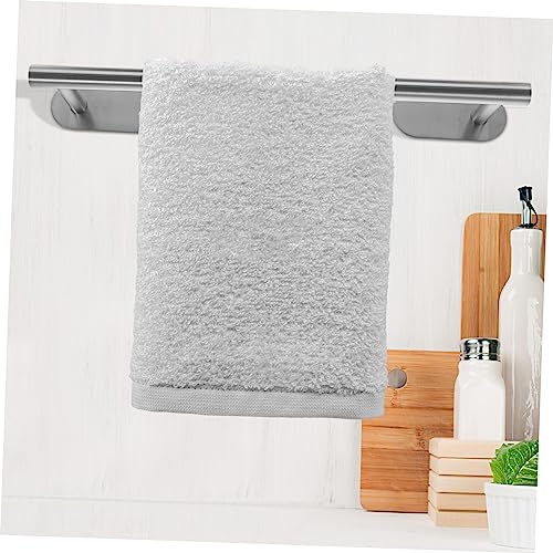 Cabinet Door Towel Holder 4 Sets s Towel Hooks Hanging Rod Hanging Ring Hook up X1 Silver 304 Stainless Steel Towel Ring Stainless Steel Stainless Steel Hook