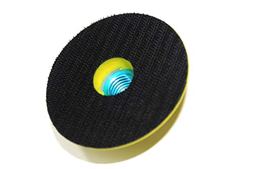 Maxshine 3” Hook and Loop Rotary Backing Plate – for 5/8” Thread Rotary Polisher/RO, One Piece Molding for Longevity, Easy Contouring, Ideal for High Speed Applications