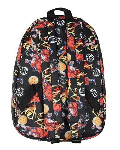 Bioworld Dragon Ball Z Backpack Goku Fighting Stance Backpack Laptop School Travel Backpack